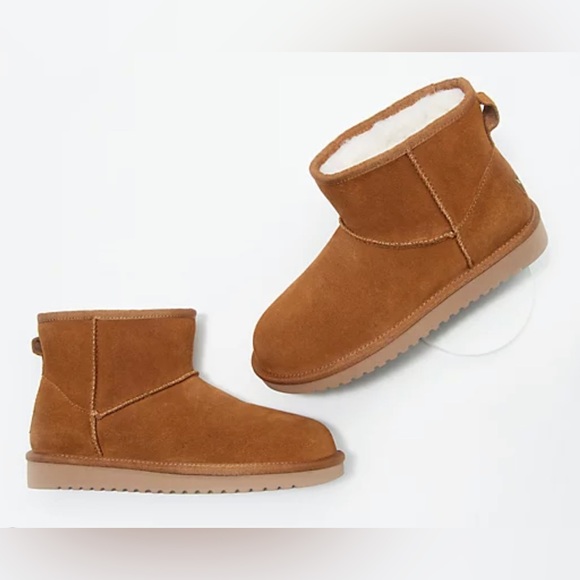 Koolaburra | Shoes | Koolaburra By Ugg Womens Suede Mini Boots Koola ...